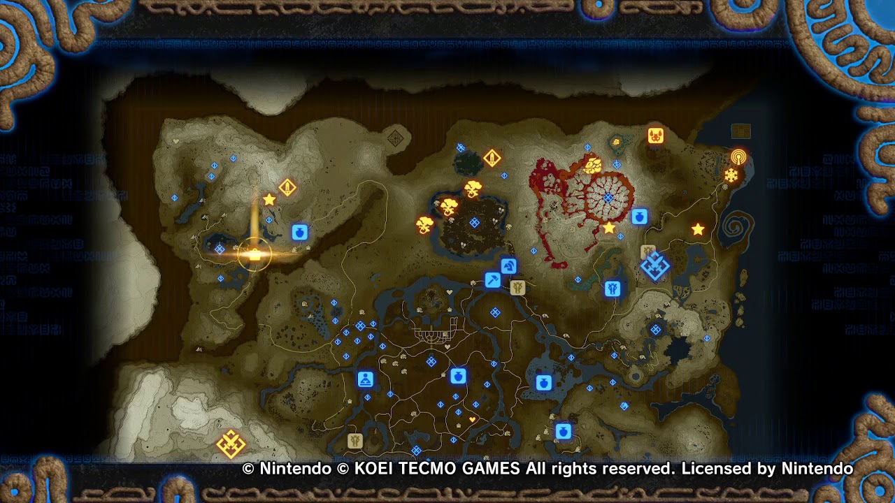Hyrule warriors age of calamity - a lot of updates on the map - YouTube