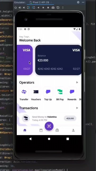 Digital Wallet App using Flutter | Wallet App | Flutter #flutter #shorts - YouTube