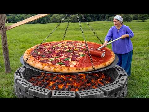 The Biggest Authentic Village Pizza Kitchen in the Faraway Wood-Fired Mountains