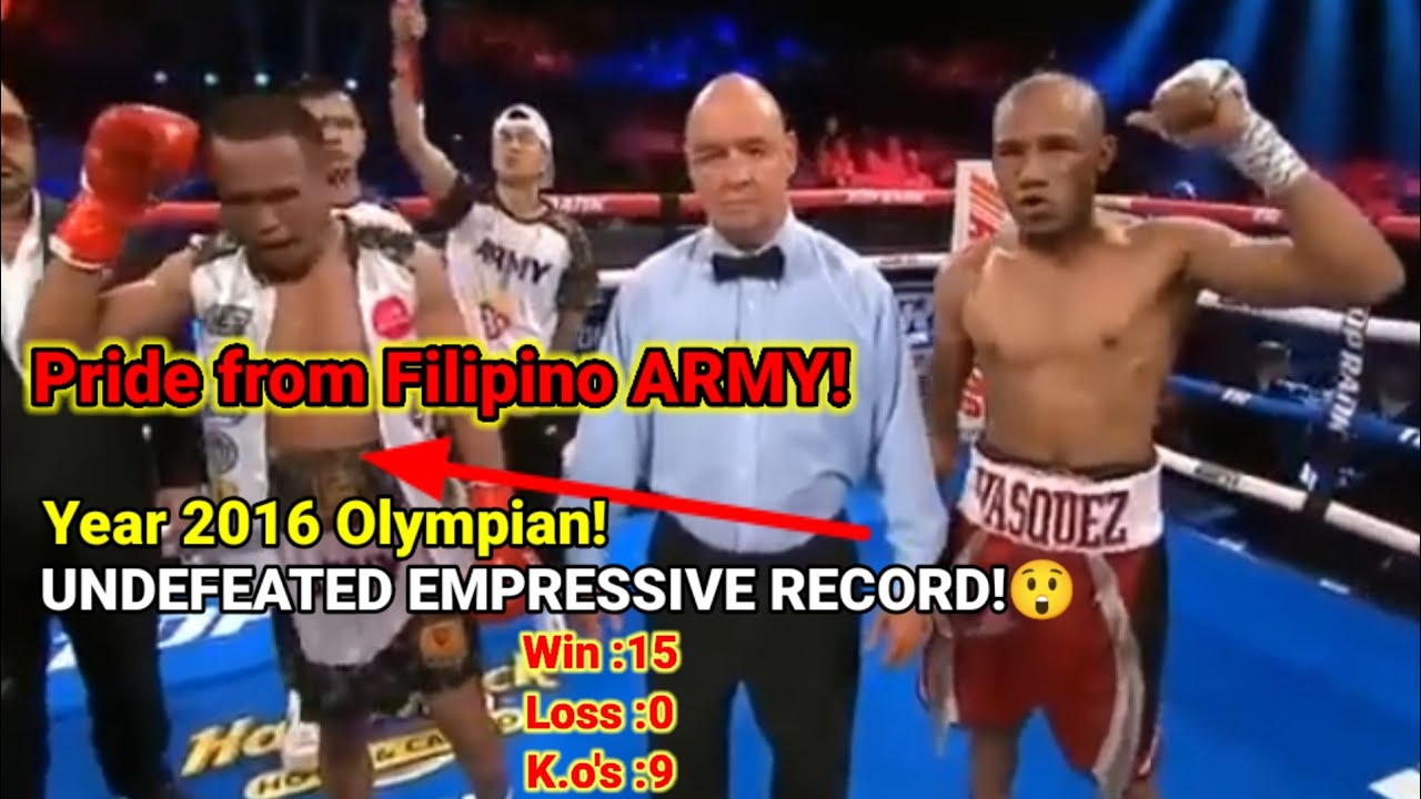 Pride from Filipino ARMY! UNDEFEATED RECORD:15-0-9 | 2016 Olympian ...