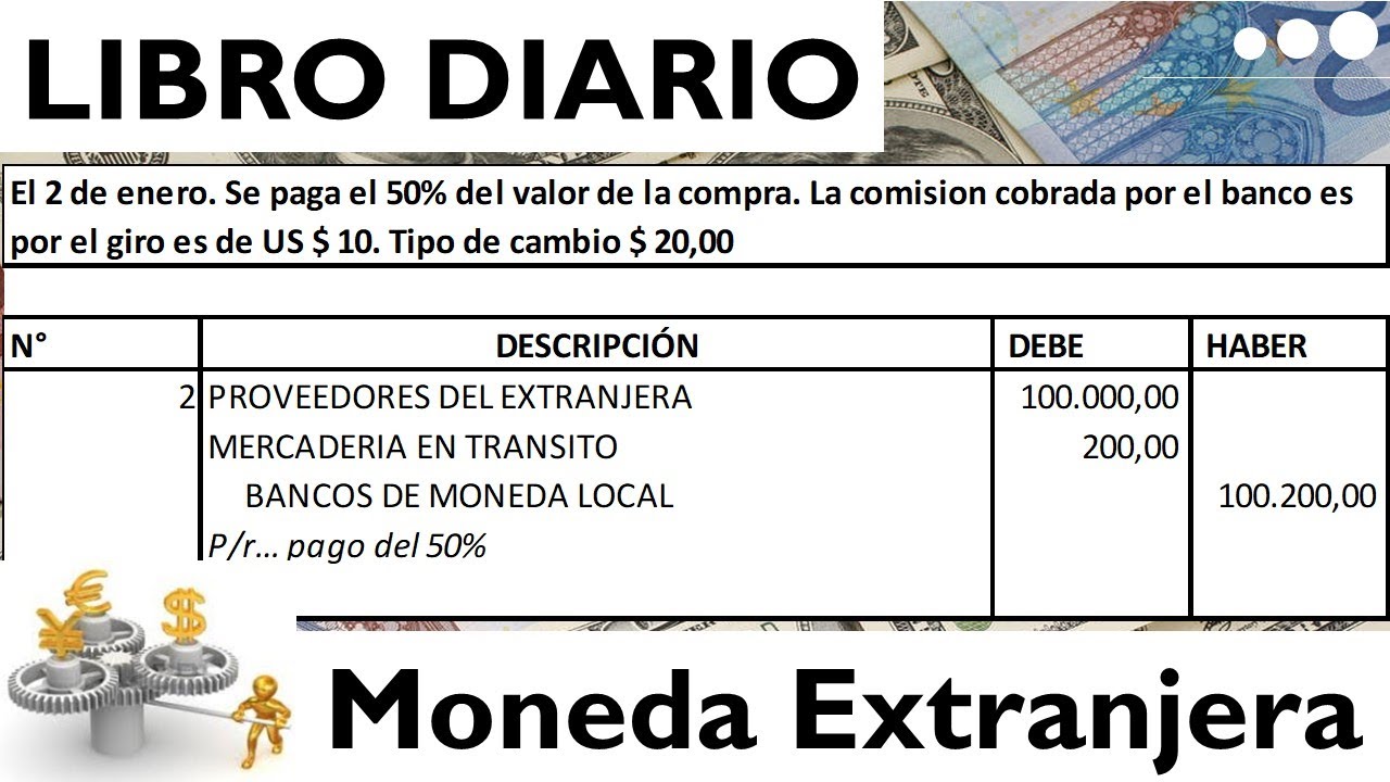 Registro Contable Con Moneda Extranjera ll CONTABILIDAD - YouTube