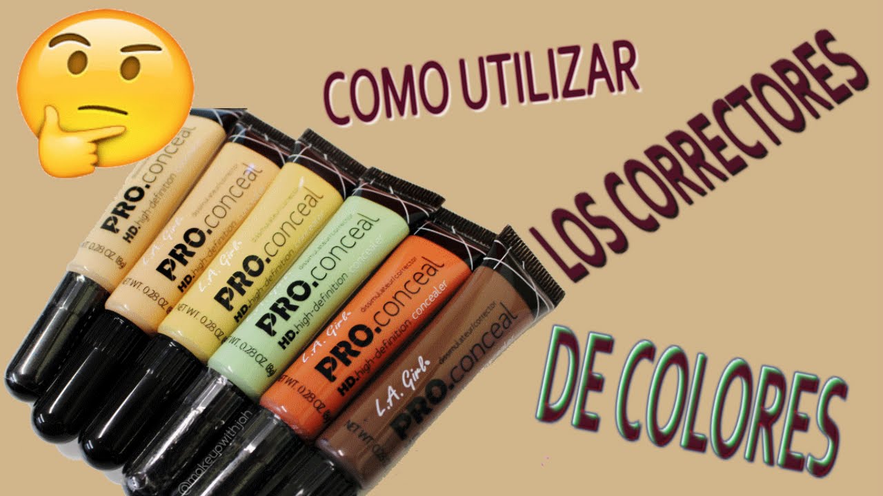 Como utilizar los correctores de colores... - YouTube