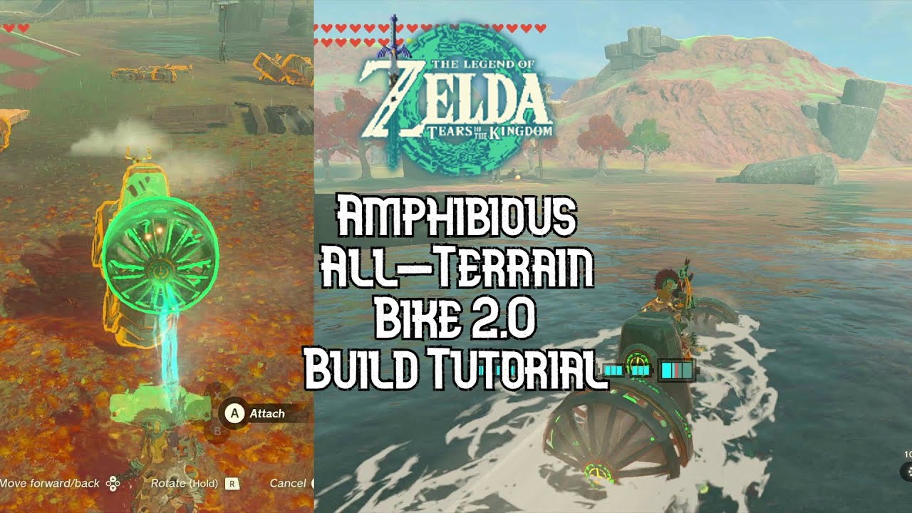 TOTK Quick Build Tutorial: Amphibious All Terrain Bike 2.0 - YouTube