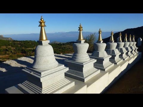 The Eight Great Stupas || Tibetan Buddhism Art || - YouTube