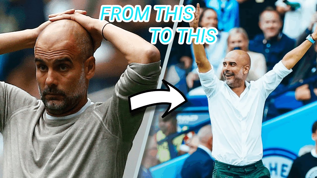 Pep Guardiola Crazy Reaction to Haaland's Hattrick against Crystal ...