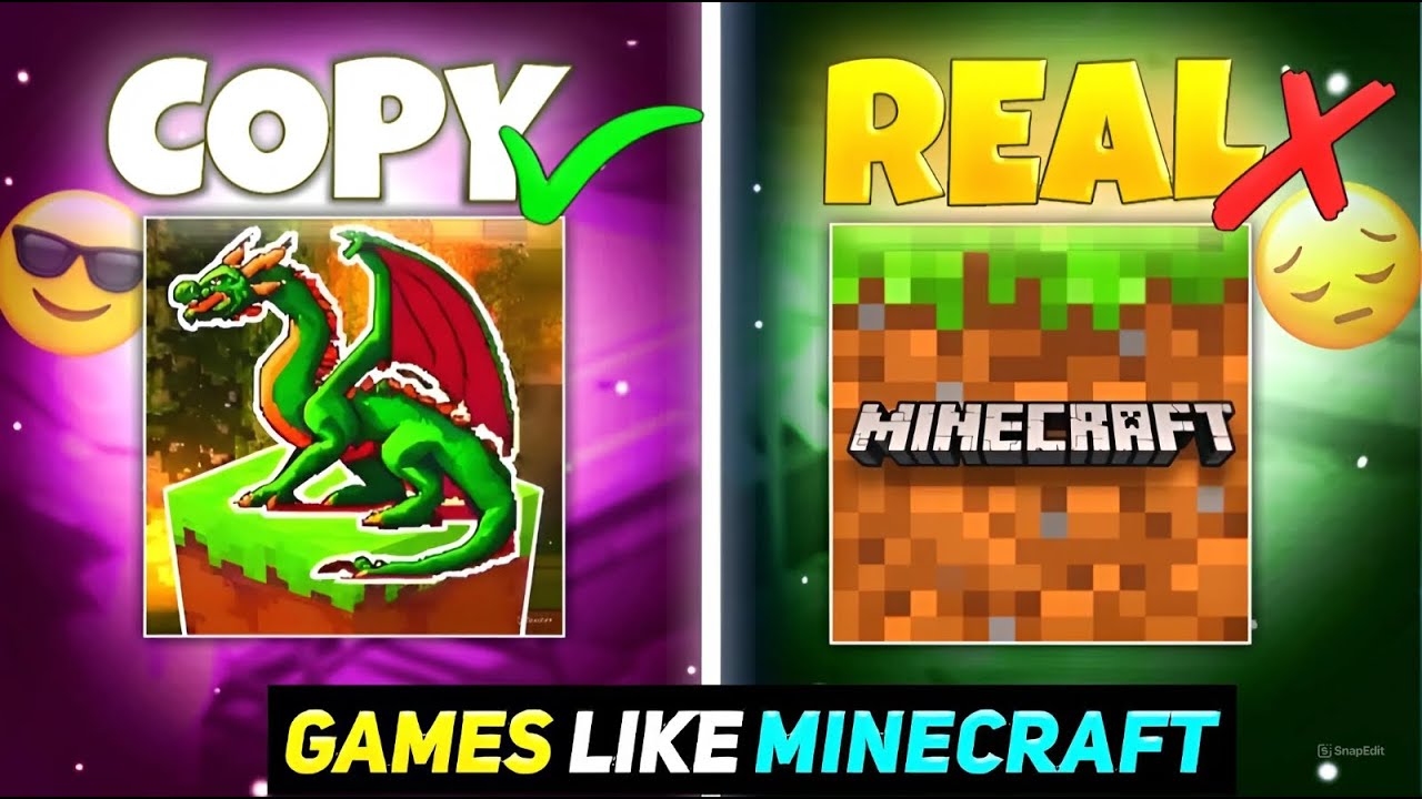 TOP 3 BEST COPY GAMES LIKE MINECRAFT 1.20+ JAVA EDITION 🤩 | BEST ...