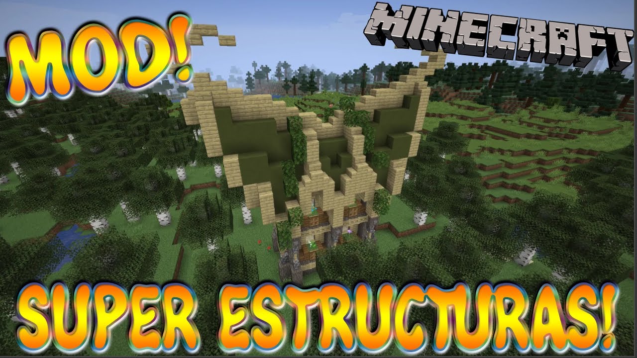 ESTRUCTURAS CHACHISPISTACHIS! Minecraft 1.16.5 MOD Extractures! - YouTube