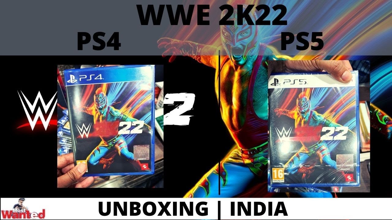WWE 2K 22 Unboxing Ps4 & Ps5 - YouTube