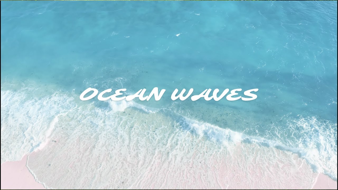 Ocean waves sound | Calm sunny beach with ocean waves crashing for deep ...