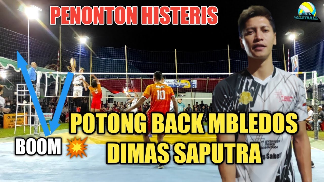 BOLA POTONG BACK DIMAS SAPUTRA BIKIN HISTERIS PENONTON 😱 || COPR JEND ...