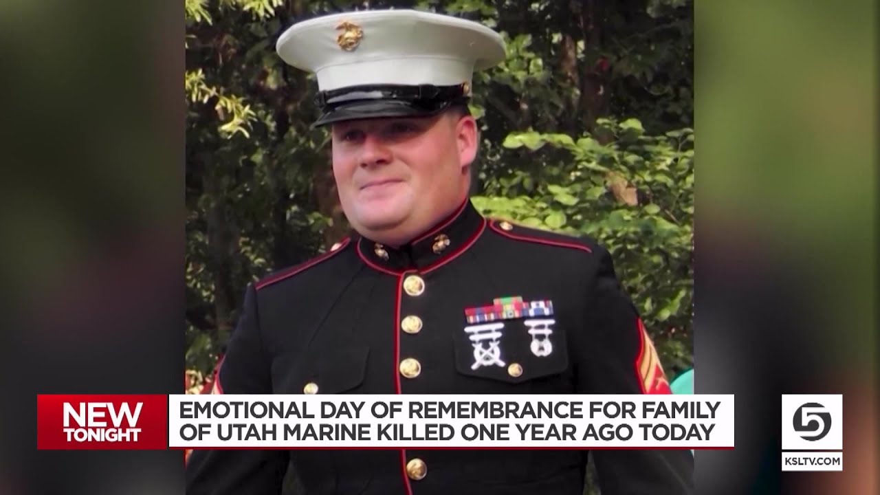 Emotional day of remembrance for family of Utah Marine Staff Sgt ...