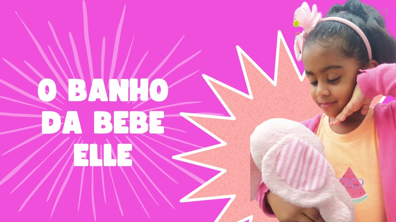 O banho da bebê Elle! - YouTube