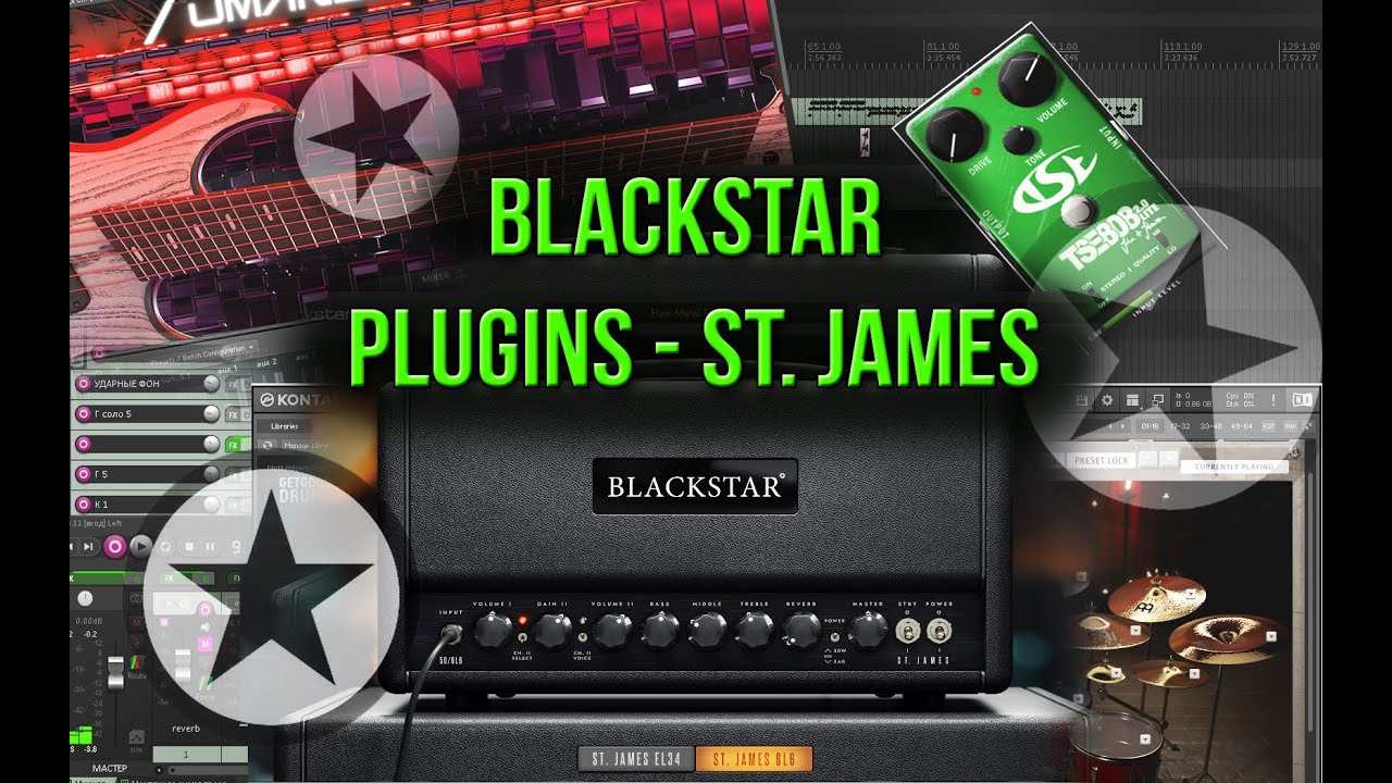Мощный гитарный звук !!! Blackstar Plugins – St. James ... - YouTube