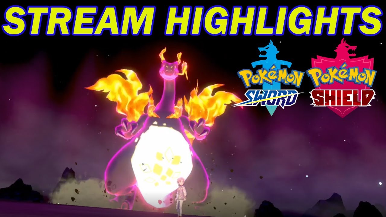 Pokemon Sword and Shield Stream Highlights: Shiny Gmax Charizard Enters ...