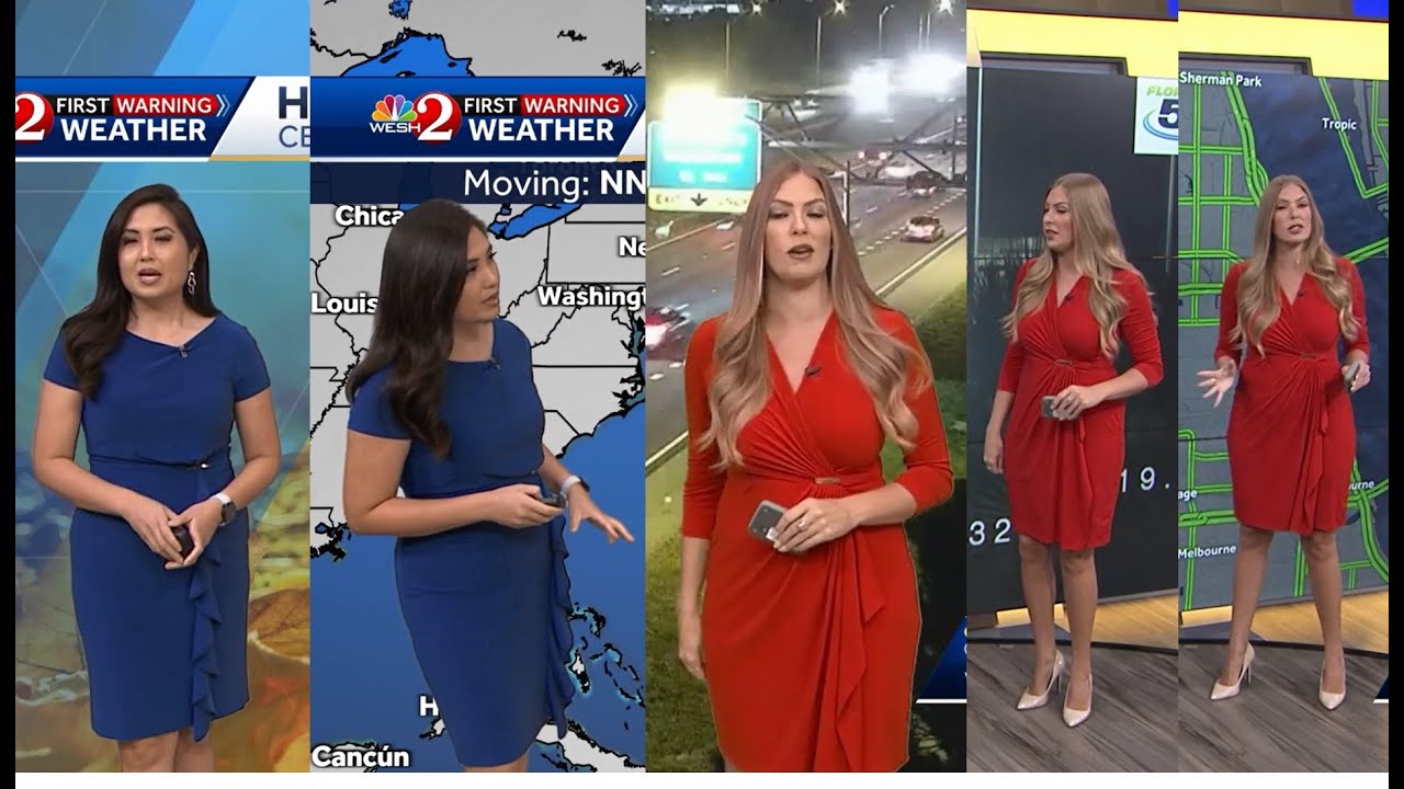 Cam Tran & Meaghan Mackey with the Weather amd Traffic for WESH 2 ...