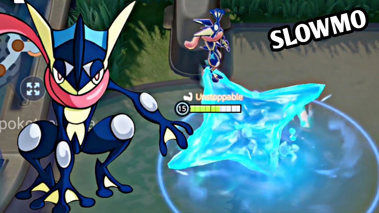 GRENINJA's ultimate, moves in slow motion I so satisfying 😇 - YouTube