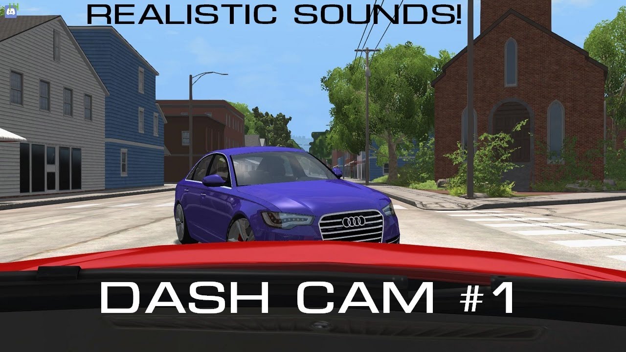 Dash Cam Crashes #1 [Real Life Sounds] BeamNG Drive - YouTube