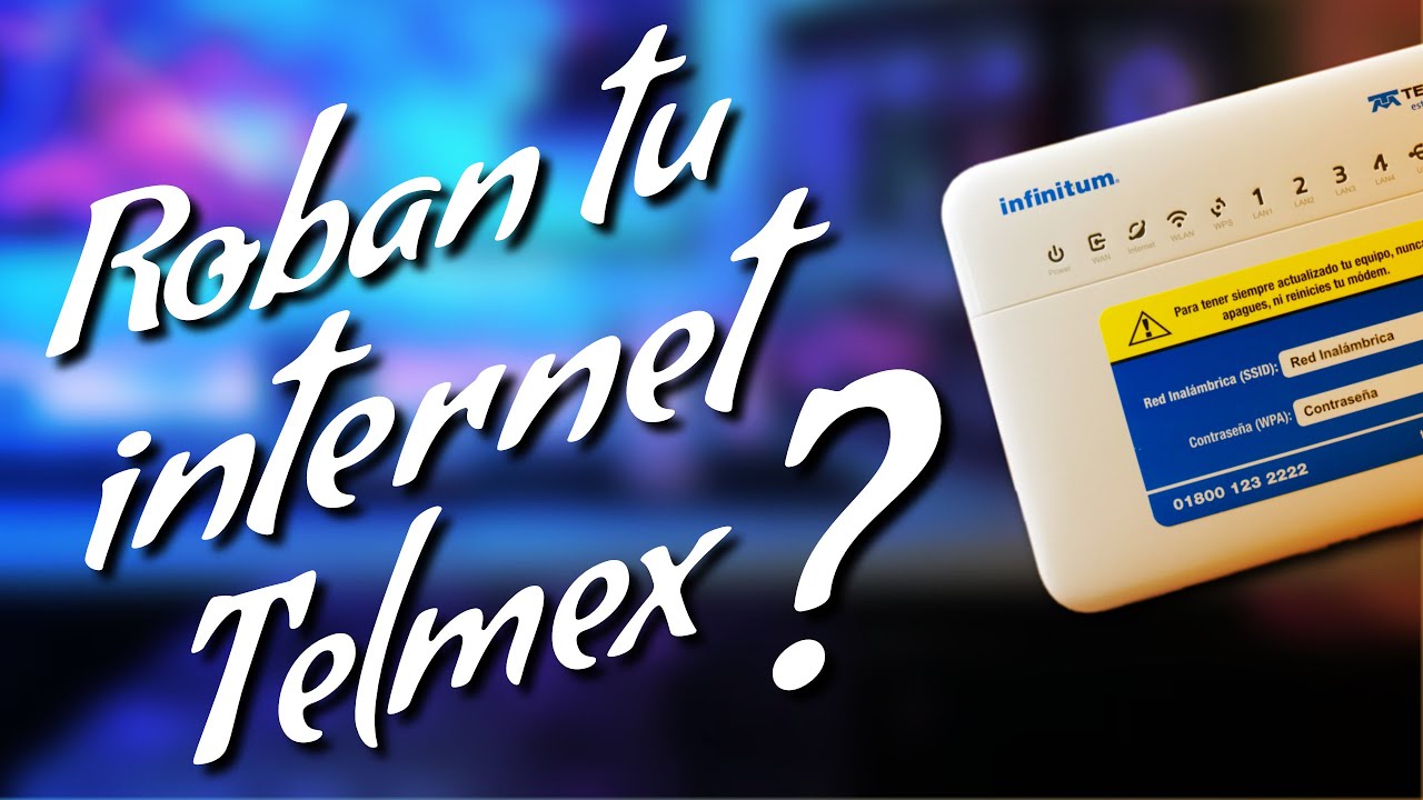 Cómo saber si el vecino se mete a tu internet de Telmex - YouTube