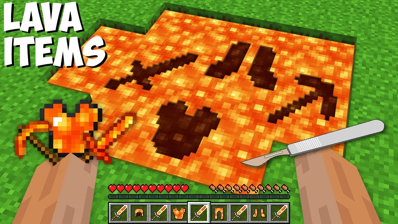 This is THE BEST WAY TO GET LAVA ITEMS in Minecraft ! NEW LAVA ITEMS ...