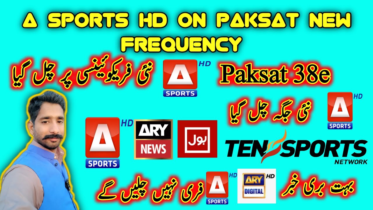 A sports Hd remove from Paksat 1R @38e | Bad News for cricket lovers| A ...