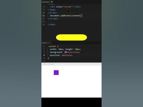 🖱️ Mouse Follower JS en 1 min 💥 - YouTube