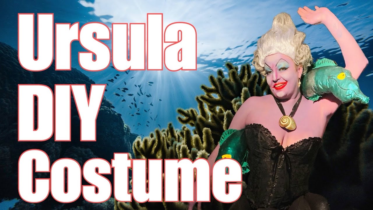 Ursula DIY costume and make up tutorial. This is Cal O'Ween! - YouTube