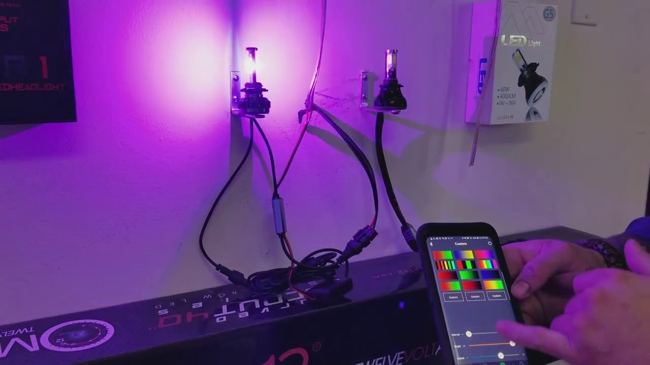 Revo Rx Series RGB Color-Changing LED Headlight Conversion Kits ...