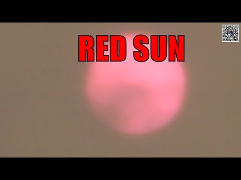 Red Sun phenomenon 'caused by Hurricane Ophelia' UK 2017 - YouTube