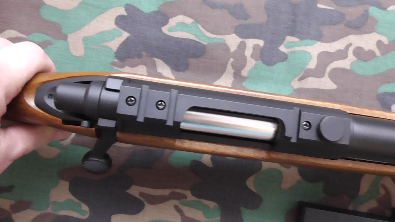 JG376S (VSR,M70) spring sniper & chrono. - YouTube