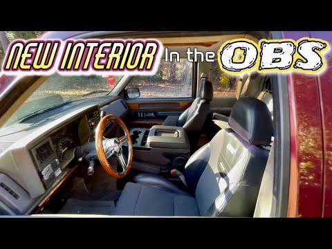 Amazing new bucket seats and center console going into the 1993 OBS ...