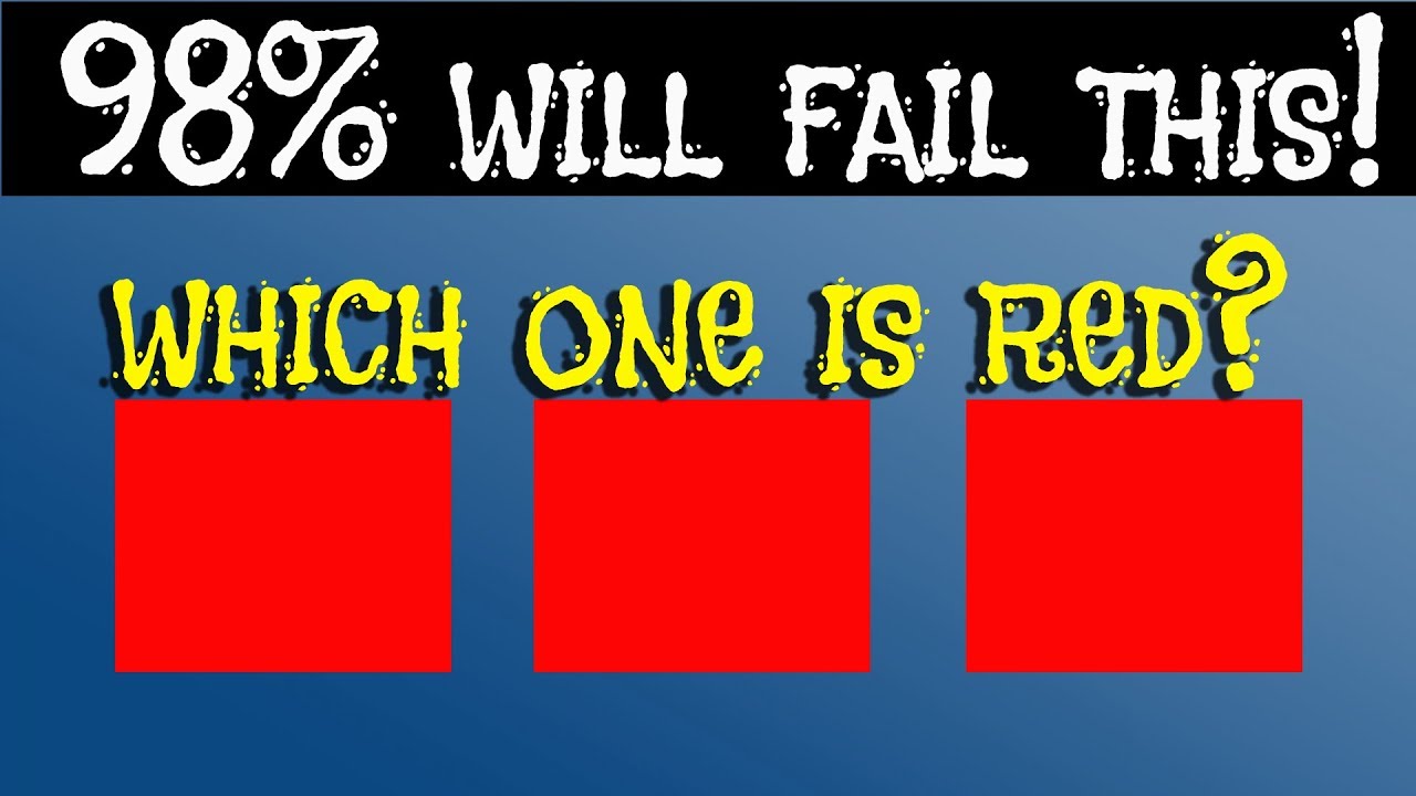 Do you have good EYES? EYES TEST (97% FAIL THIS TEST) - YouTube