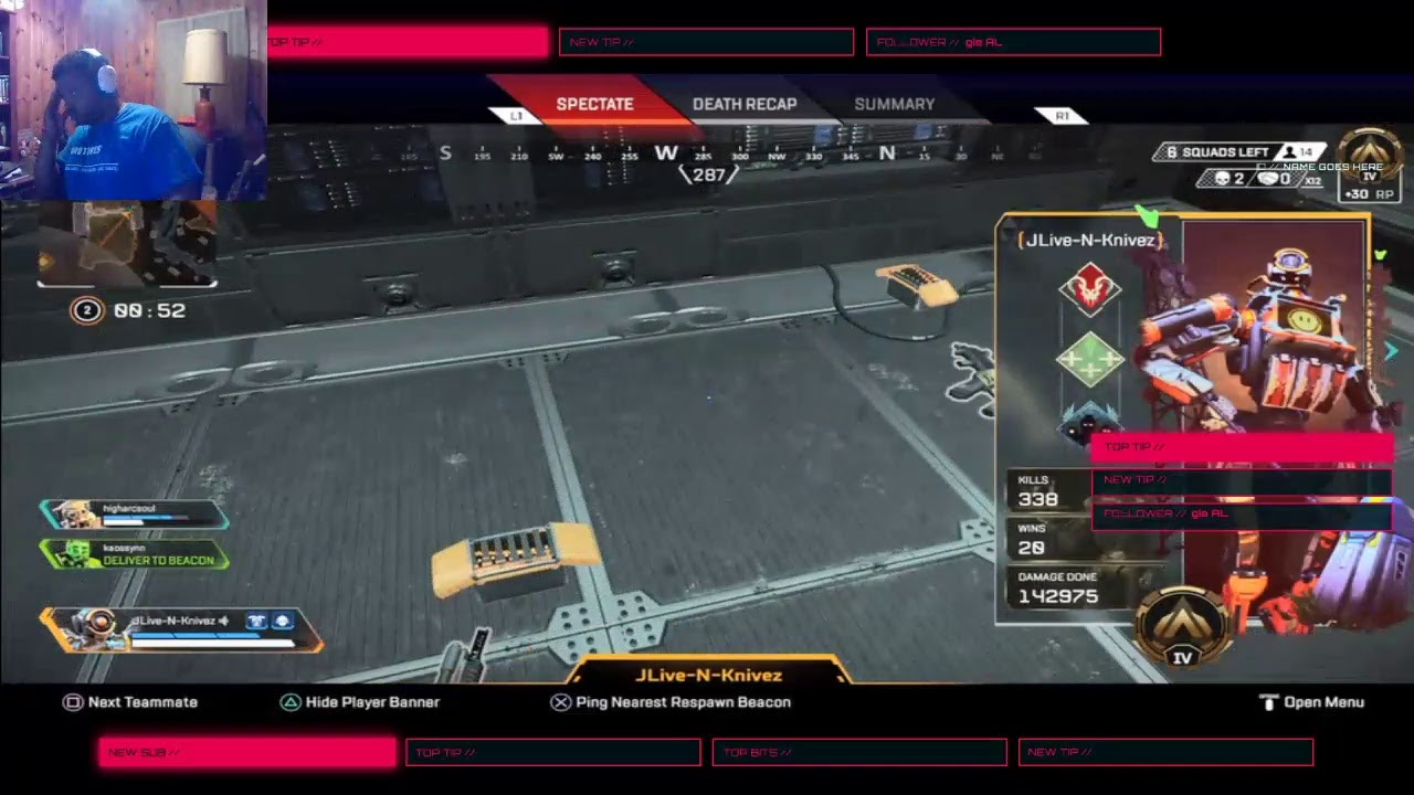 Fanatic grinds Apex Legends ranked - YouTube