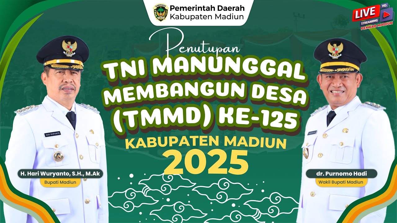 🔴 LIVE | UPACARA PENUTUPAN TNI MANUNGGAL MEMBANGUN DESA (TMMD) KE-125 ...