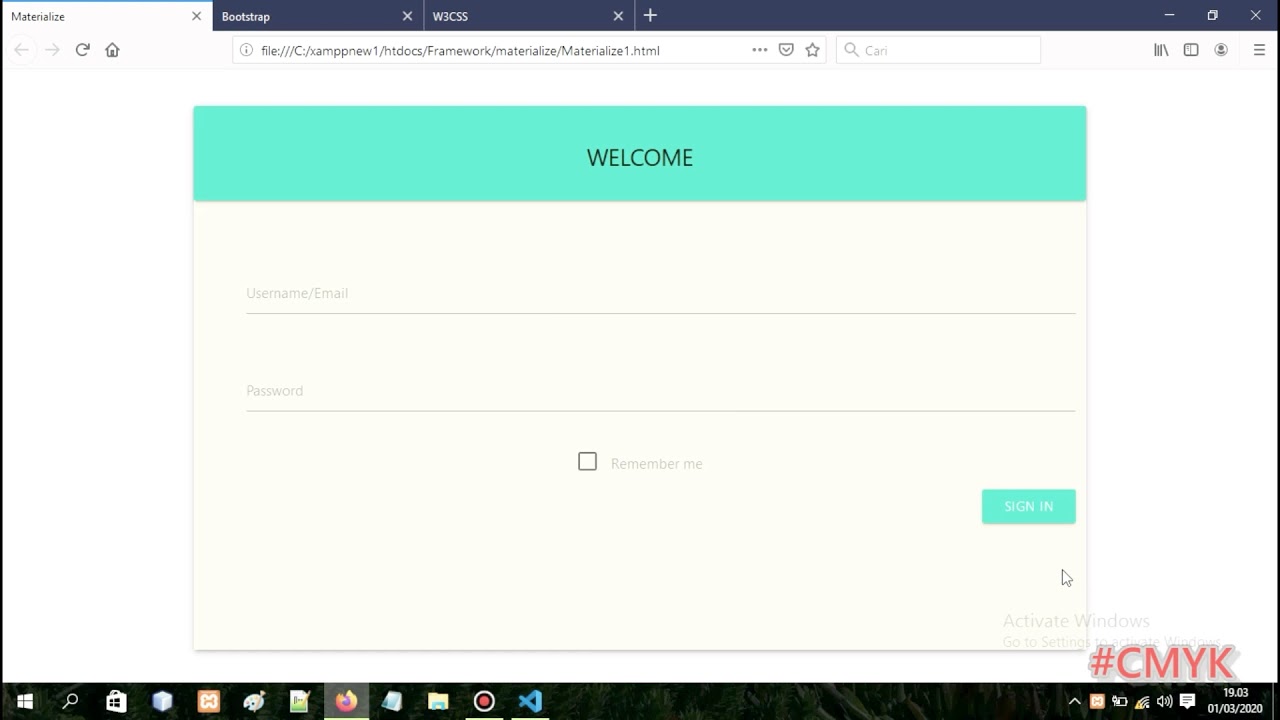 Review 3 Framework Css Berbeda Bootstrap Materialize W3css Youtube 8643