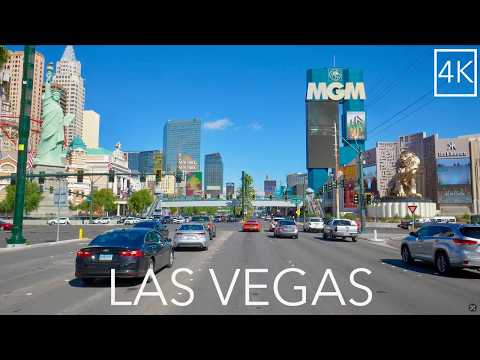 Sin City Drive 4K - Las Vegas Nevada Driving Tour