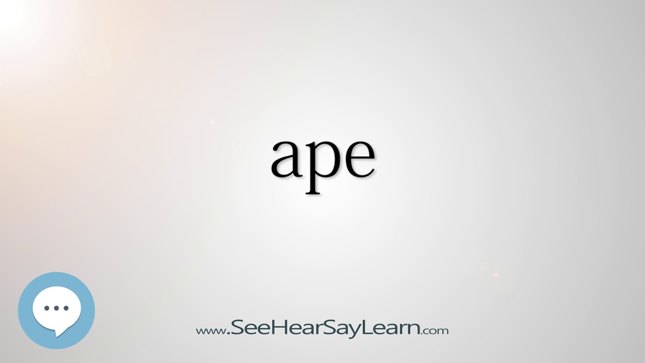 ape (Every English Word Pronounced) 📕🔊🗣️😎 - YouTube