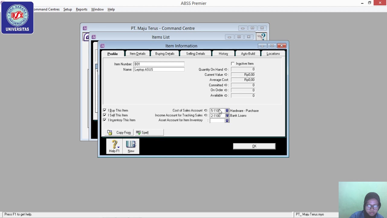 Cara setup items - YouTube