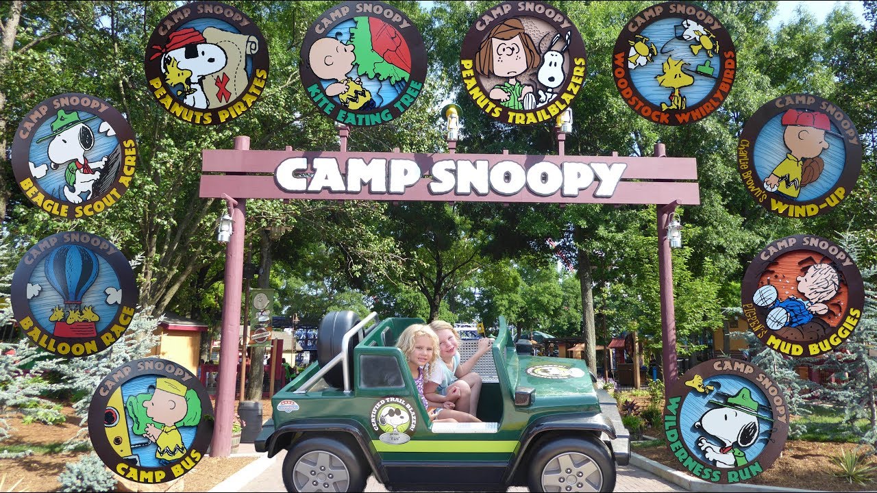 NEW CAMP SNOOPY AT CAROWINDS KIDS visit the brand new opening with ...