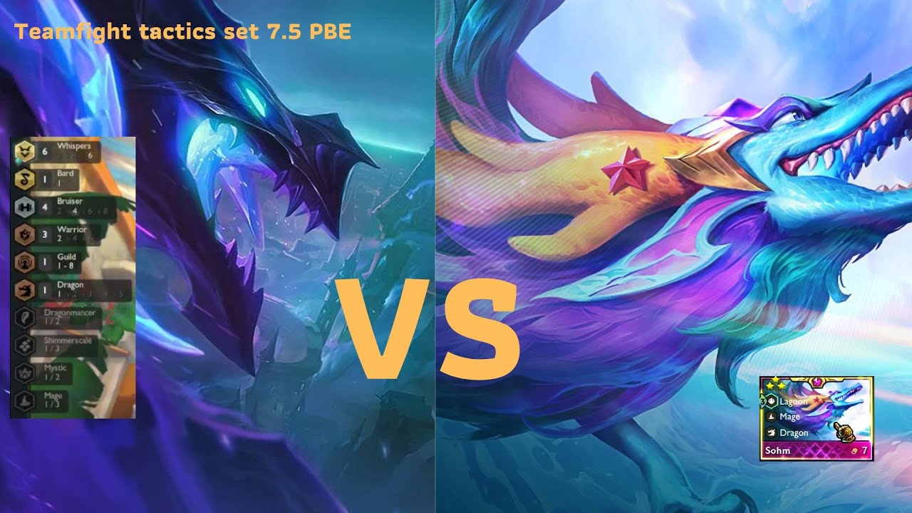Teamfight tactics set 7.5 Syfen VS Sohm มังกรม่วงปะทะมังกรน้ำ - YouTube