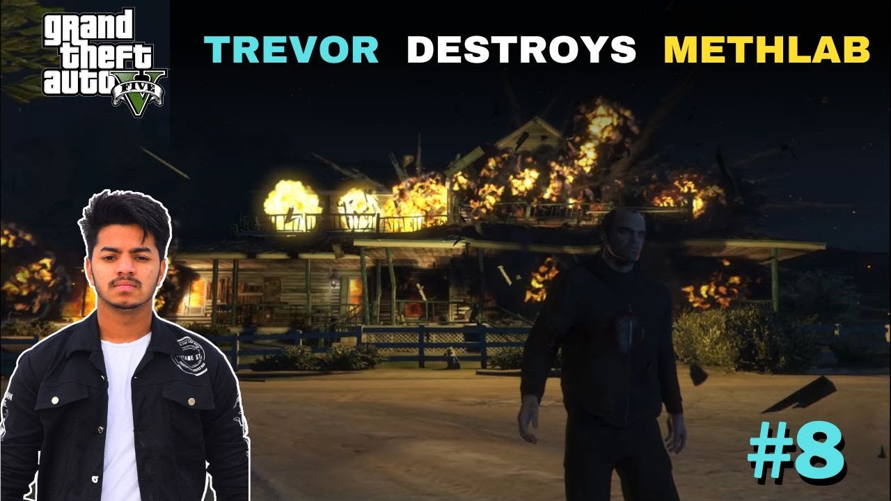 GTA 5 Gameplay: Trevor Entered in GTA 5 and Destroys Meth Lab. - YouTube