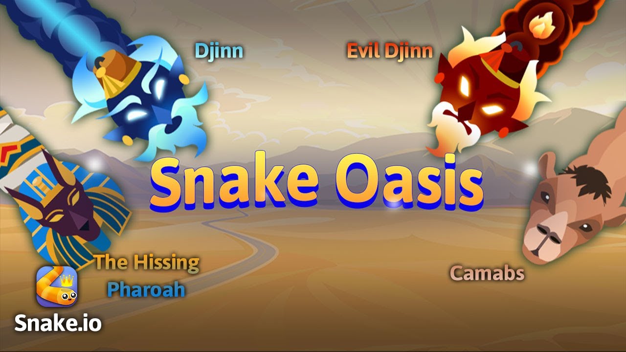 【Snake.io】Event Trailer : Snake Oasis (Static Trailer) - YouTube