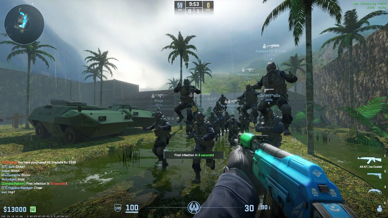 CS2 Zombie Escape ze_vietnam_p On GFL Server - YouTube