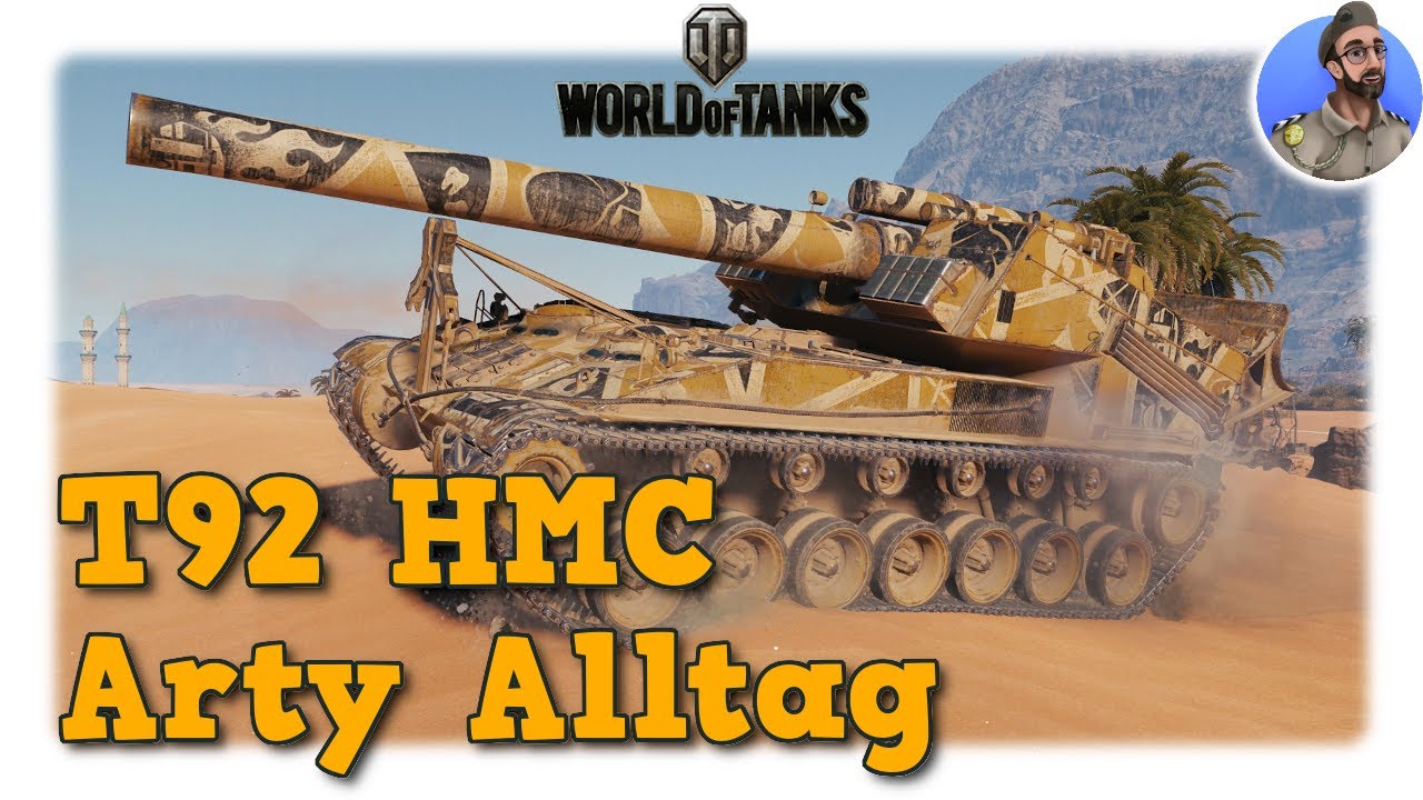 World of Tanks - T92 HMC - Arty Alltag auf Tier 10 - YouTube