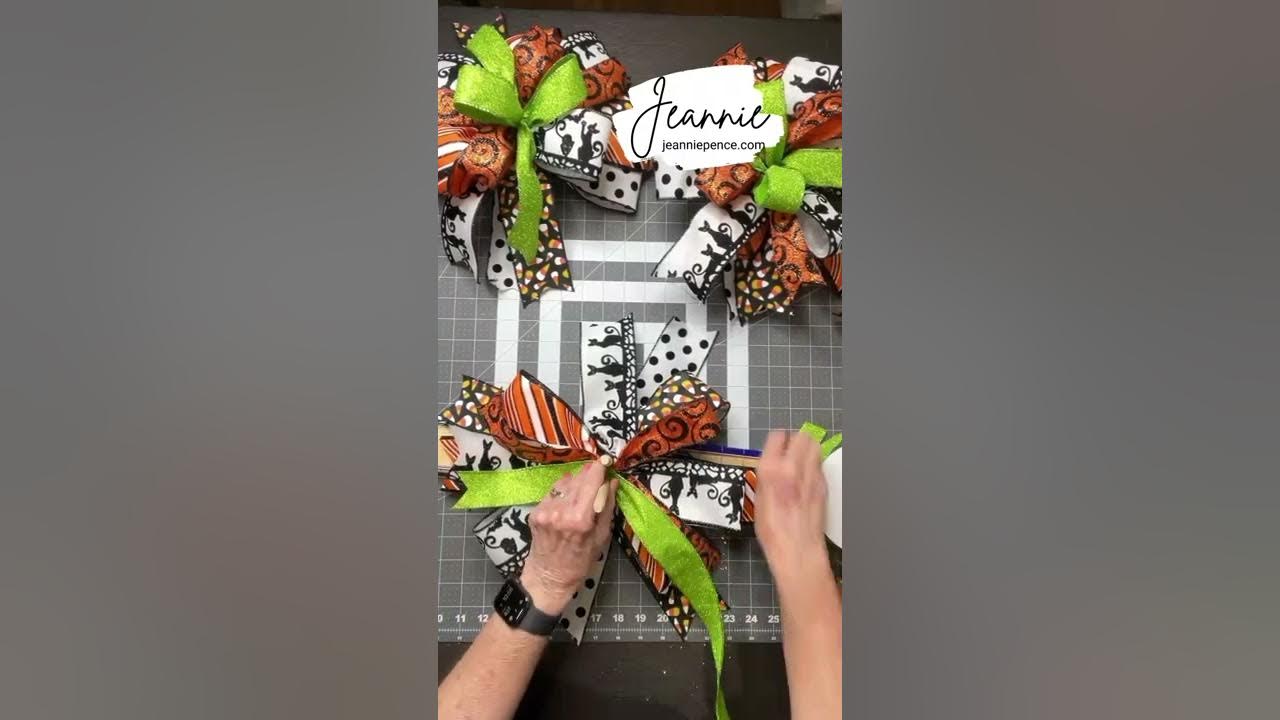 How to Make a Halloween Bow using the EZ Bowmaker Compared to the ...