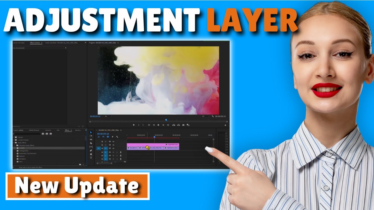 How to add adjustment layer in premiere pro (2025 UPDATE) - YouTube