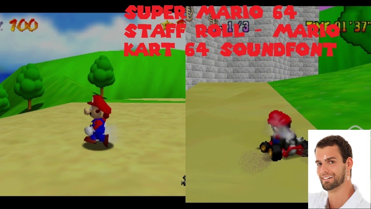 Super Mario 64 Credits in MK64 Soundfont - YouTube