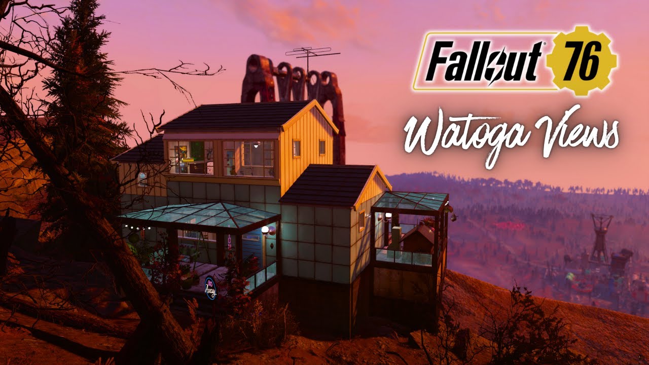 FALLOUT 76 | Watoga Views | CAMP BUILD - YouTube