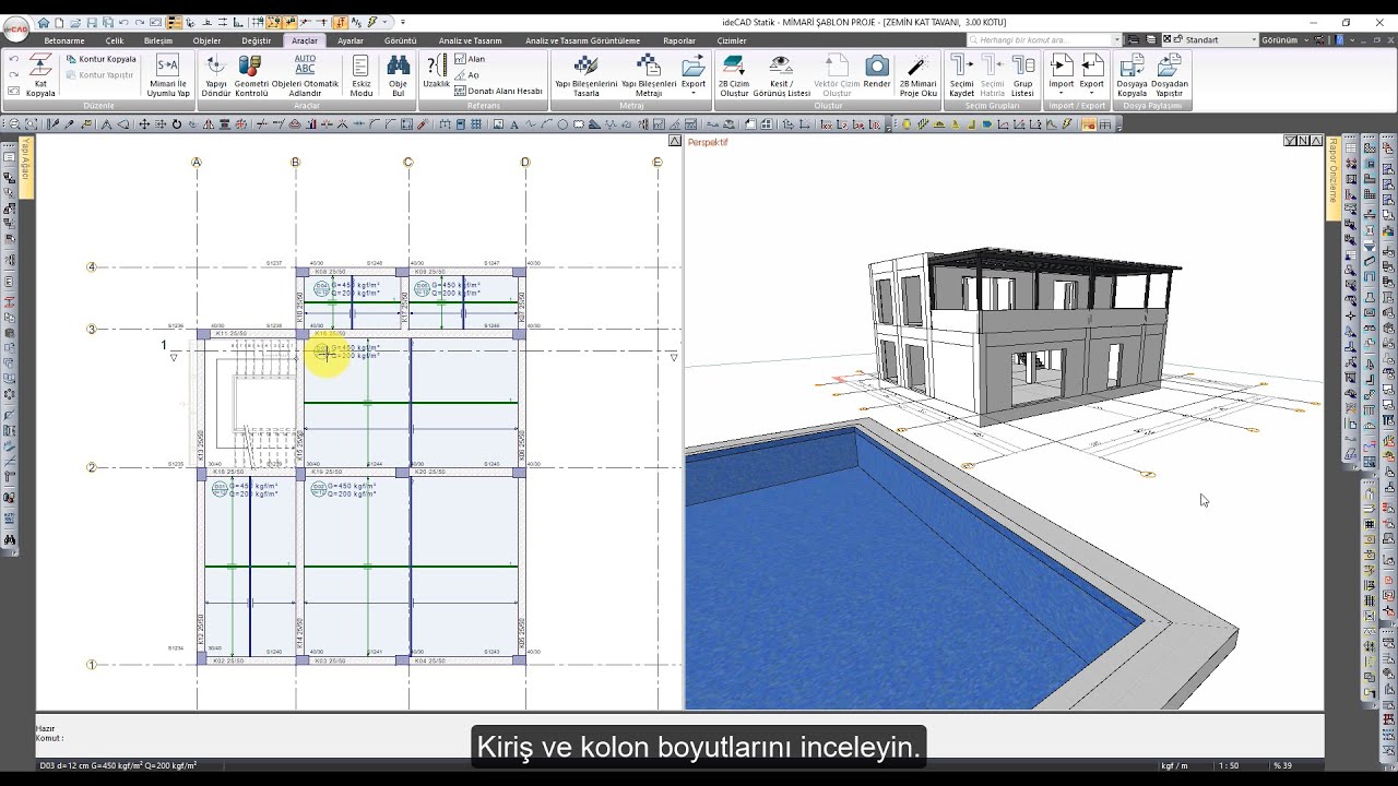 ideCAD Statik | Taşıyıcı sistemi inceleyin - ideCAD Yapı Bilgi ...