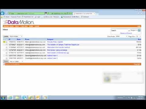 DataMotion: SecureMail Desktop Demonstration - YouTube