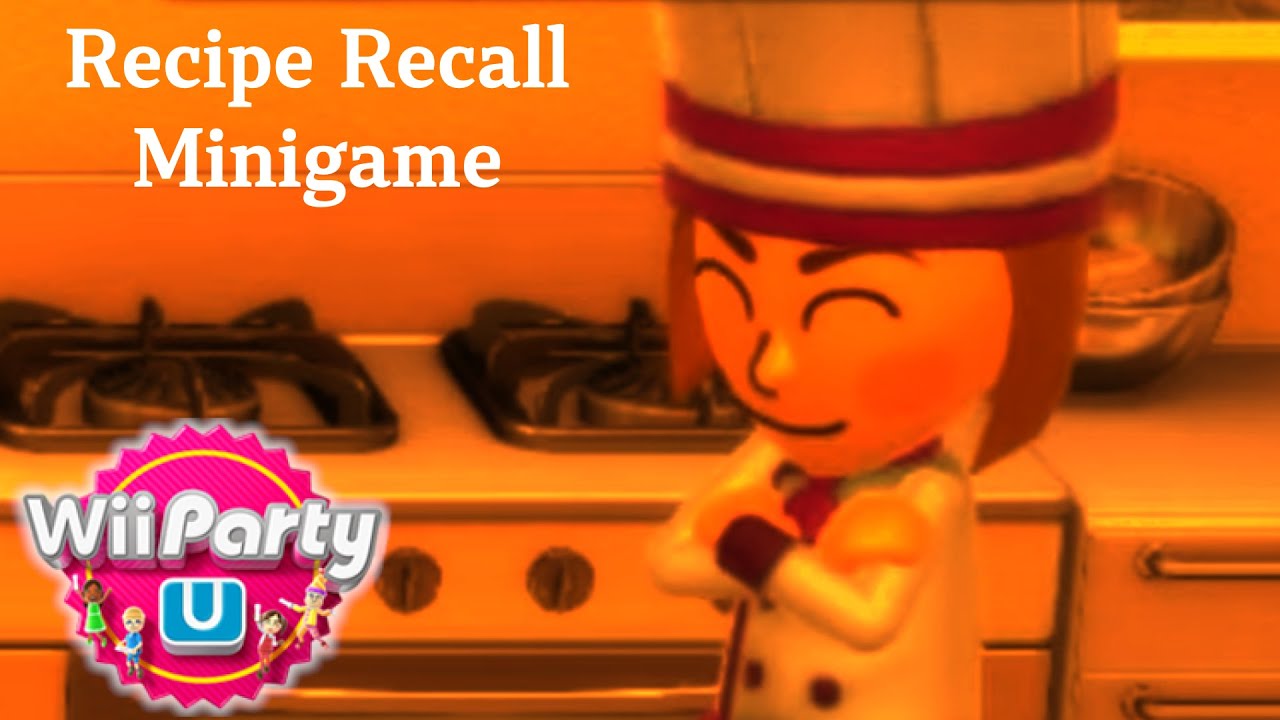 Recipe Recall - Wii Party U - YouTube